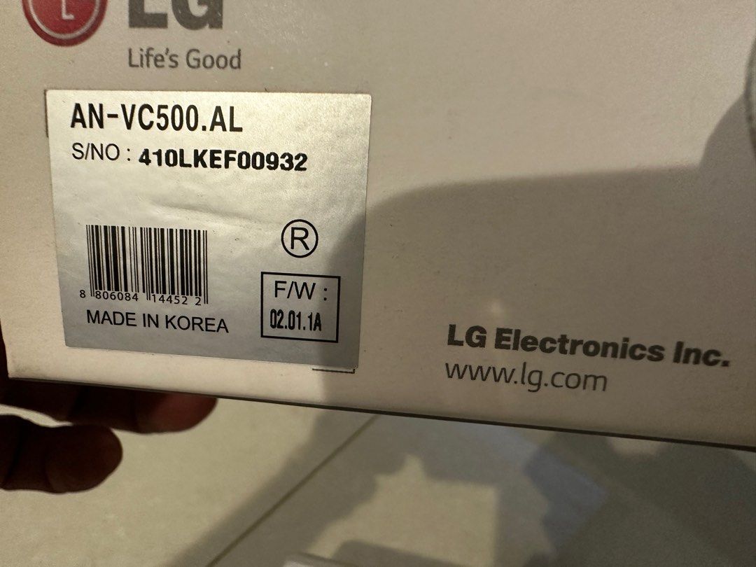 LG Smart TV Camera Model No: AN-VC500 (No Warranty) Not Used ...