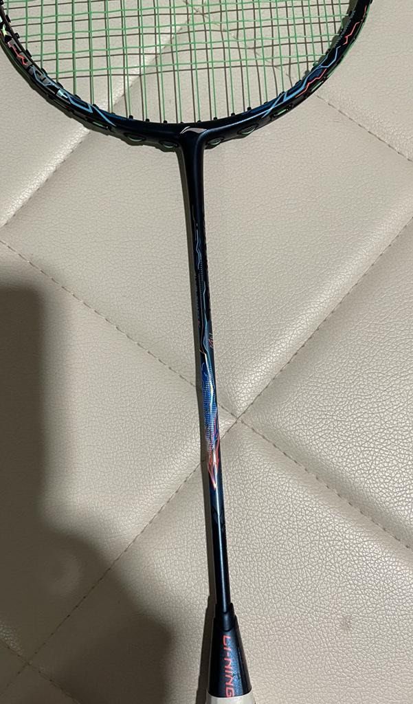 Li-Ning badminton racket Axforce 90, Sports Equipment, Sports & Games ...