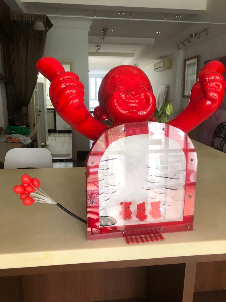 Little Red Man Sculpture, Furniture & Home Living, Home Decor, Other ...