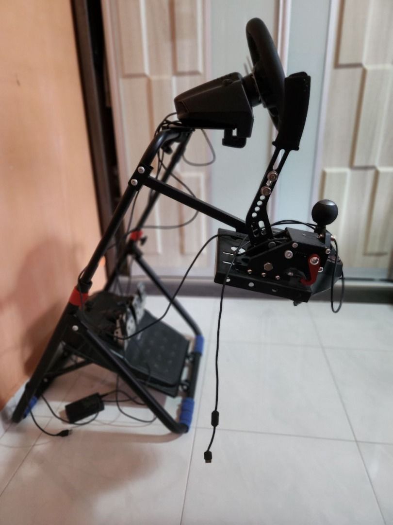 logitech g29 with manual shifter and handbrake, Video Gaming, Gaming ...