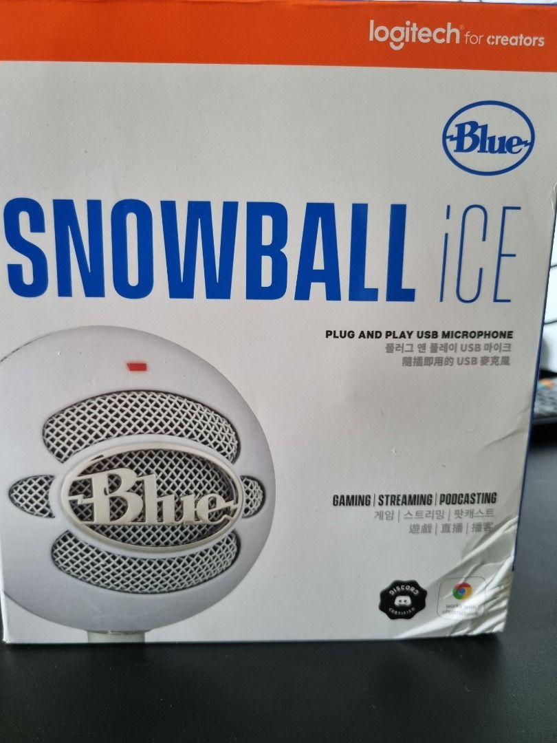 Logitech Snowball Ice microphone, Audio, Microphones on Carousell