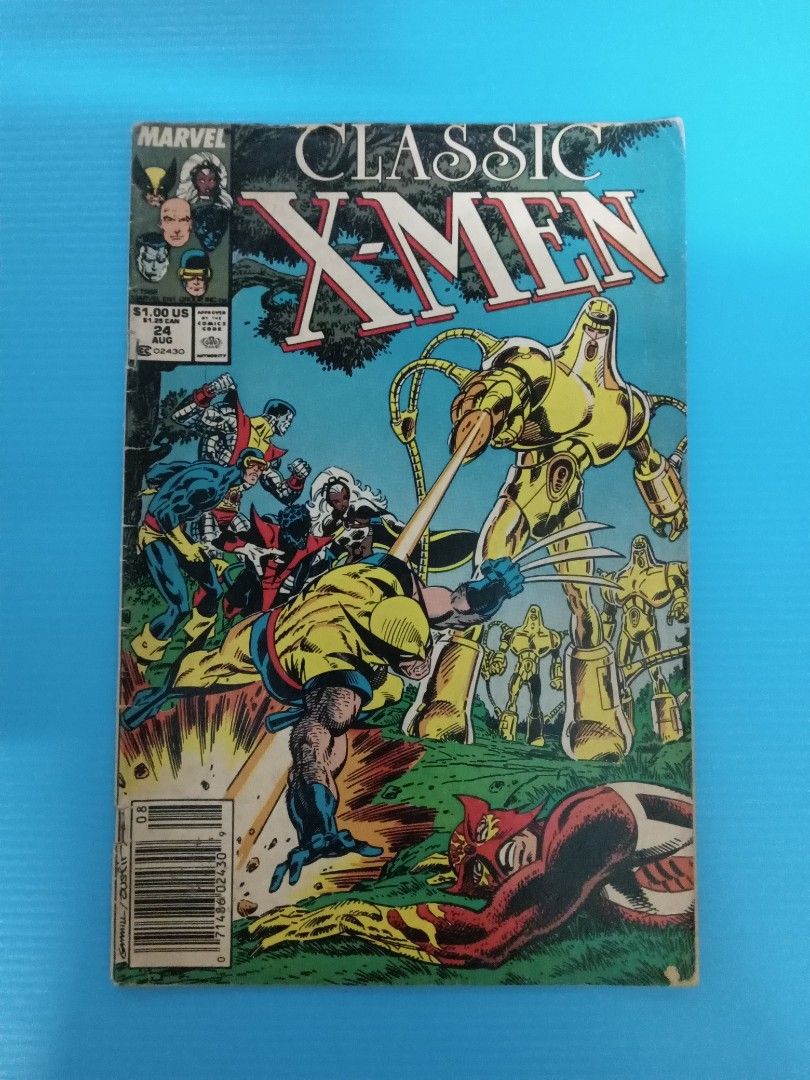 Classic X-Men #24 ( Kerry Gammill - Cover Art ) Marvel Copper Age Issue ...