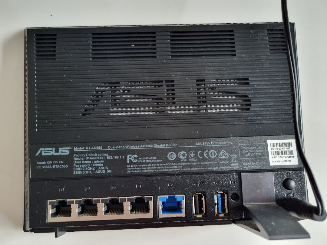 M1 Asus RT-AC56S Huawei EchoLife HG8240 Modem, Computers & Tech, Parts ...