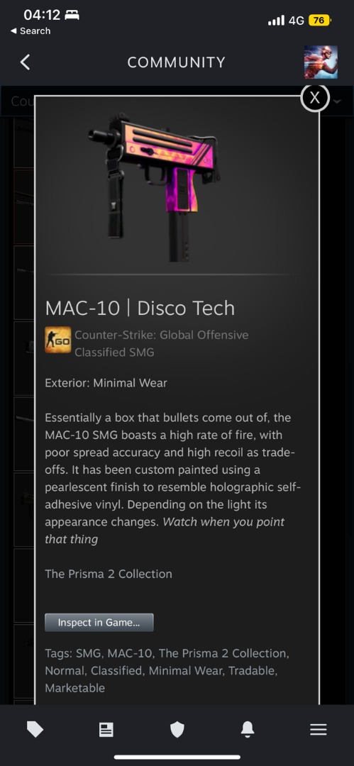 MAC-10 | Disco Tech csgo, Video Gaming, Gaming Accessories, In-Game ...