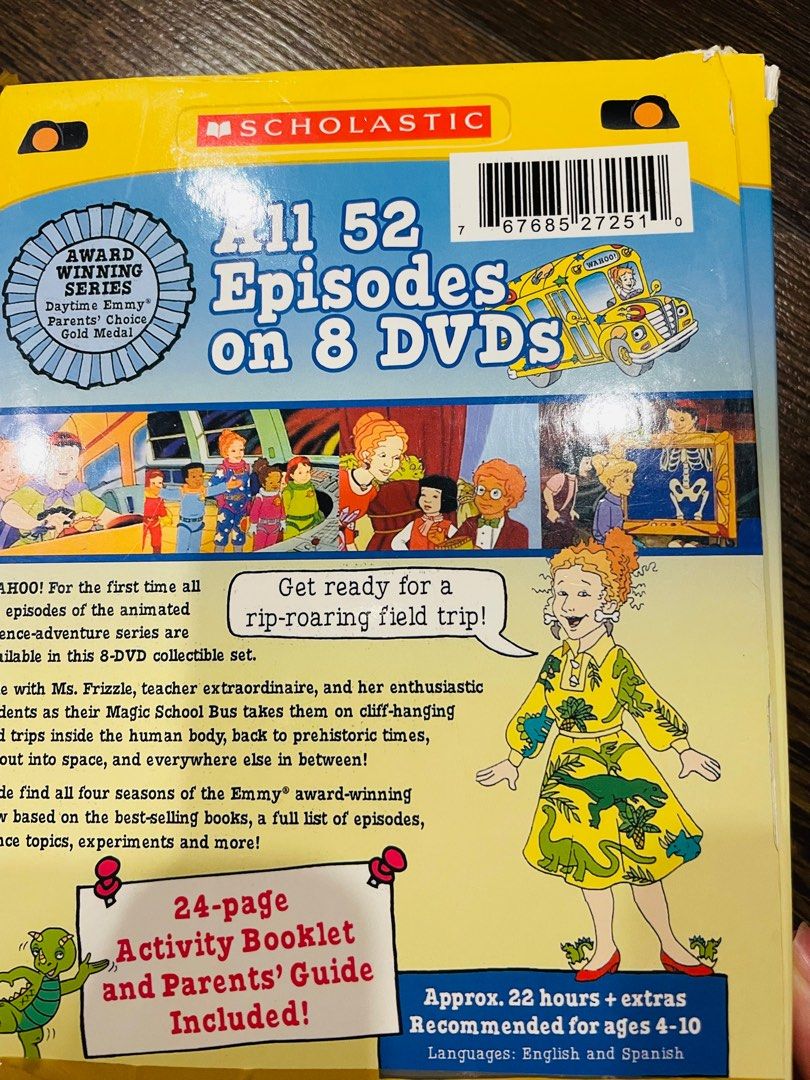 Magic School Bus Complete Series (52 episodes 8 DVDs), Hobbies & Toys ...
