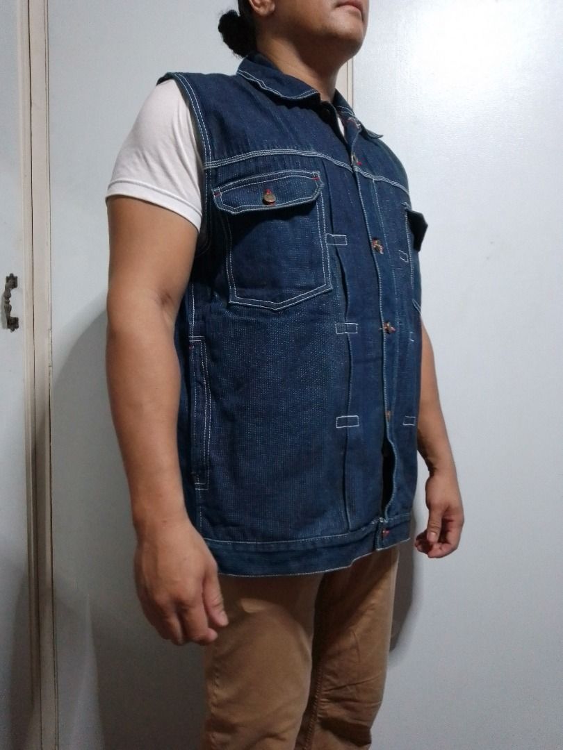 Maong / Denim Vest, Men's Fashion, Tops & Sets, Vests on Carousell