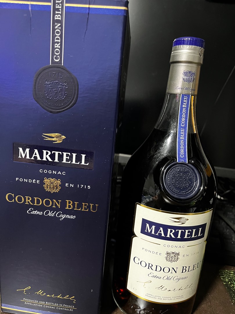 Martell Cordon Bleu 1000ml, Food & Drinks, Alcoholic Beverages on Carousell
