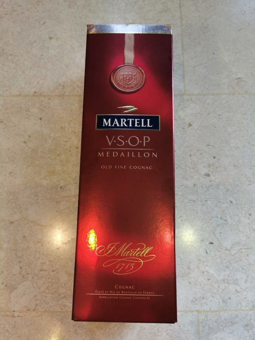 Martell VSOP Medallion Old Fine Cognac 1 Litre, Food & Drinks ...