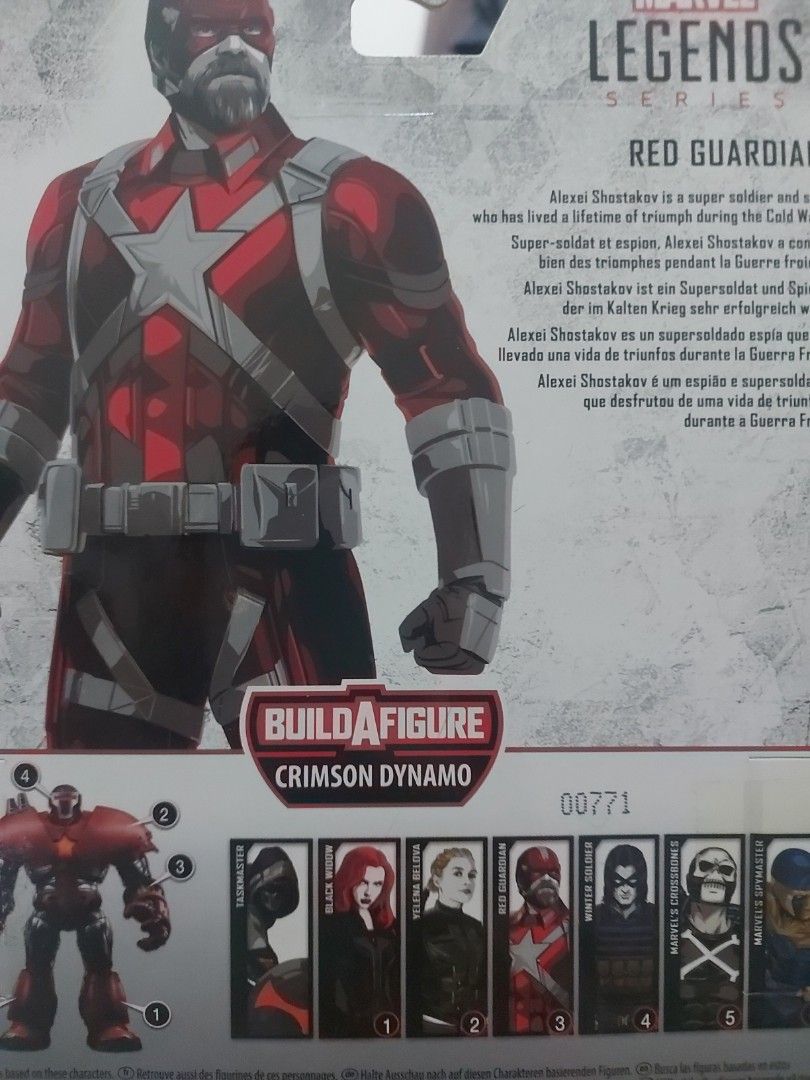 Marvel legends MCU RED GUARDIAN (crimson dynamo wave), Hobbies & Toys ...