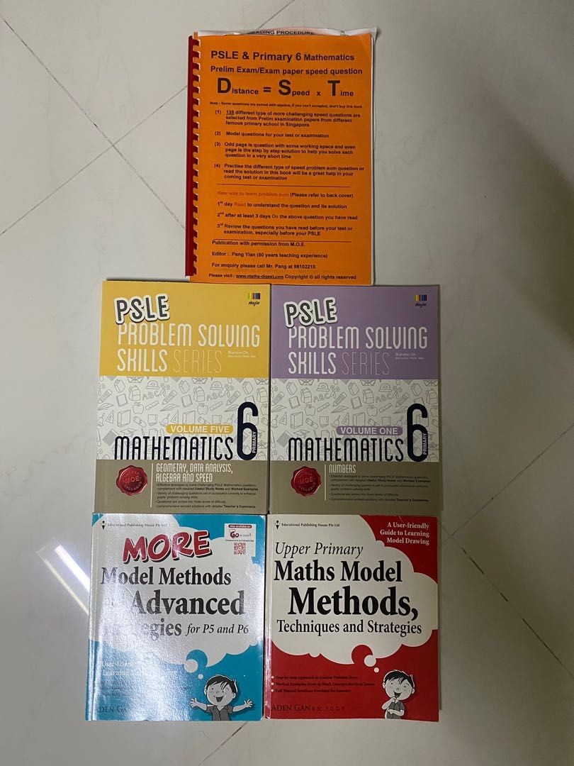 Maths Assessment Books for PSLE (5 books), Hobbies & Toys, Books ...