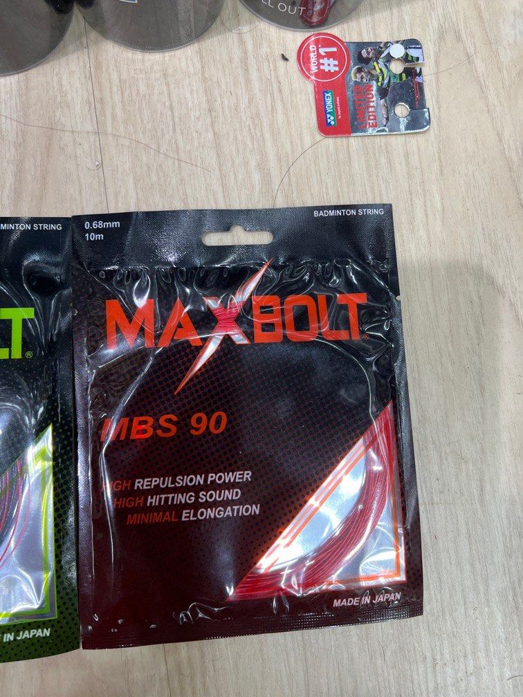 Maxbolt String MBS 63,66,70,90, Sports Equipment, Sports & Games ...