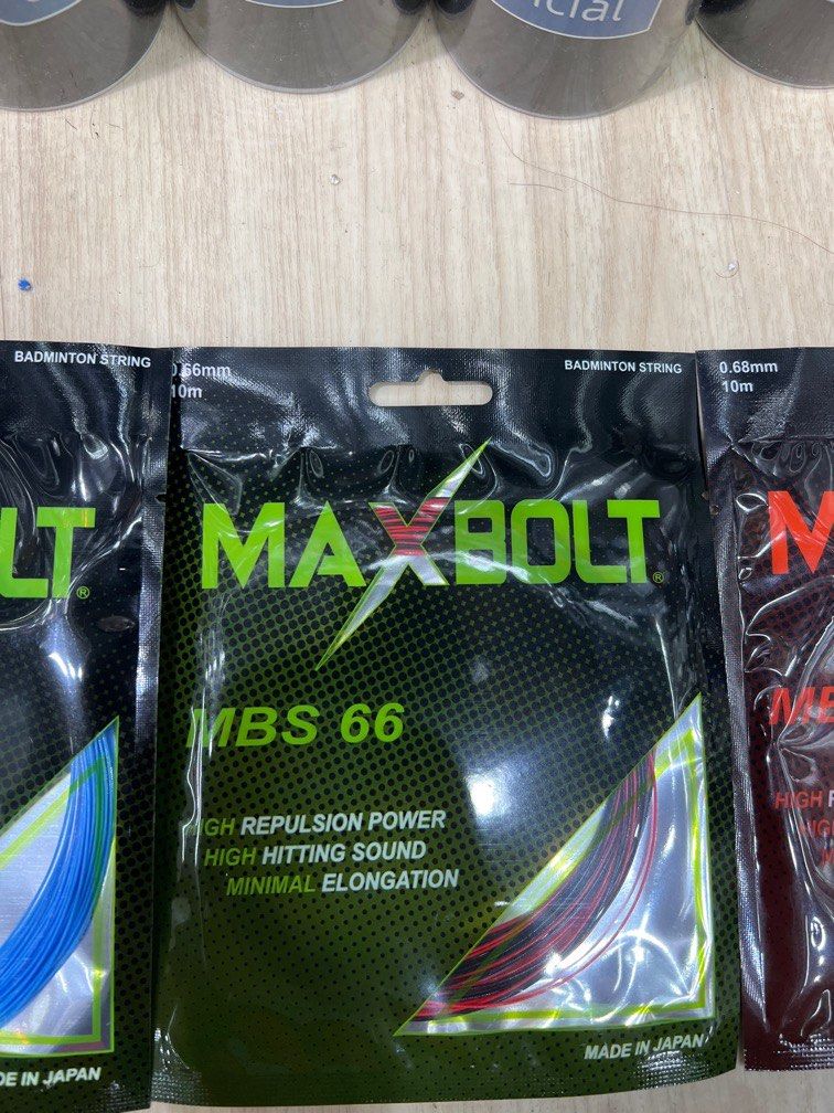 Maxbolt String MBS 63,66,70,90, Sports Equipment, Sports & Games ...