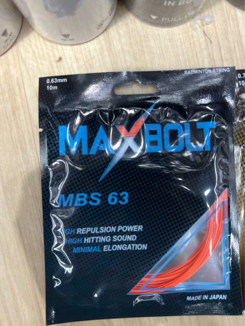 Maxbolt String MBS 63,66,70,90, Sports Equipment, Sports & Games ...