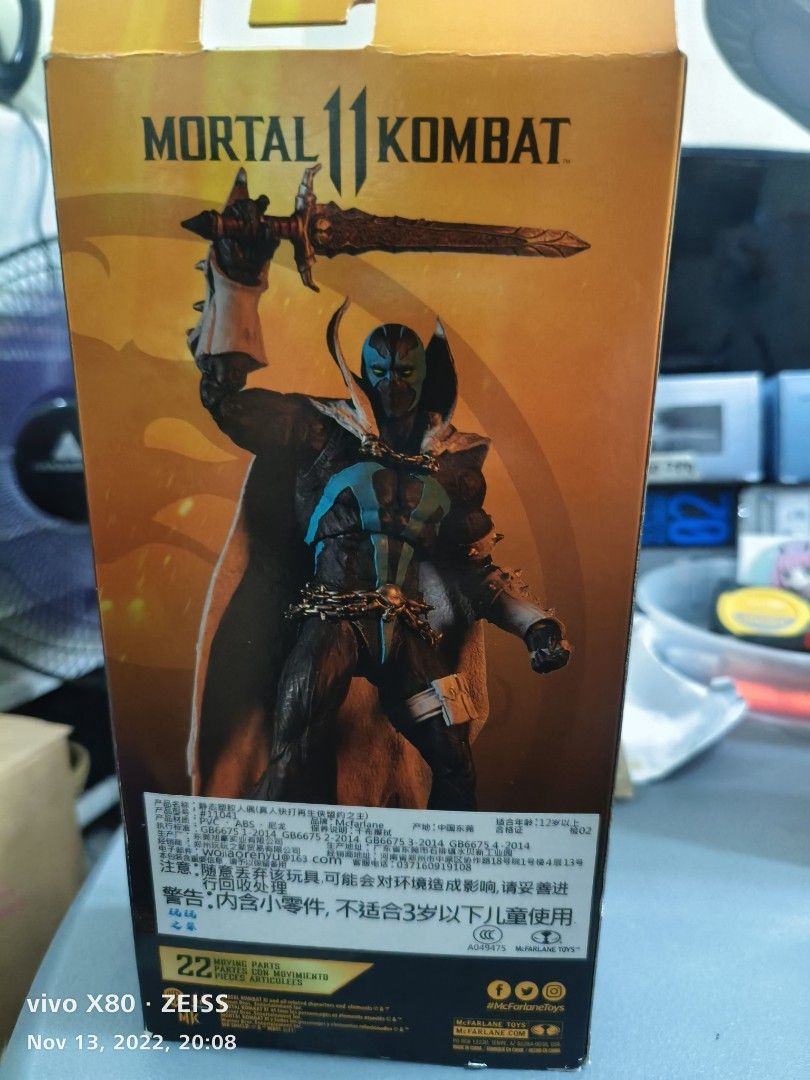 McFarlane blue spawn mortal Kombat misb, Hobbies & Toys, Toys & Games ...