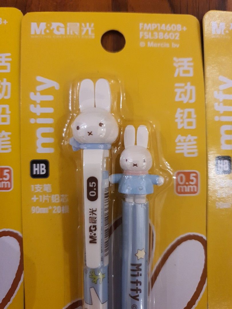 Miffy pens n pencil, Hobbies & Toys, Memorabilia & Collectibles, Fan ...