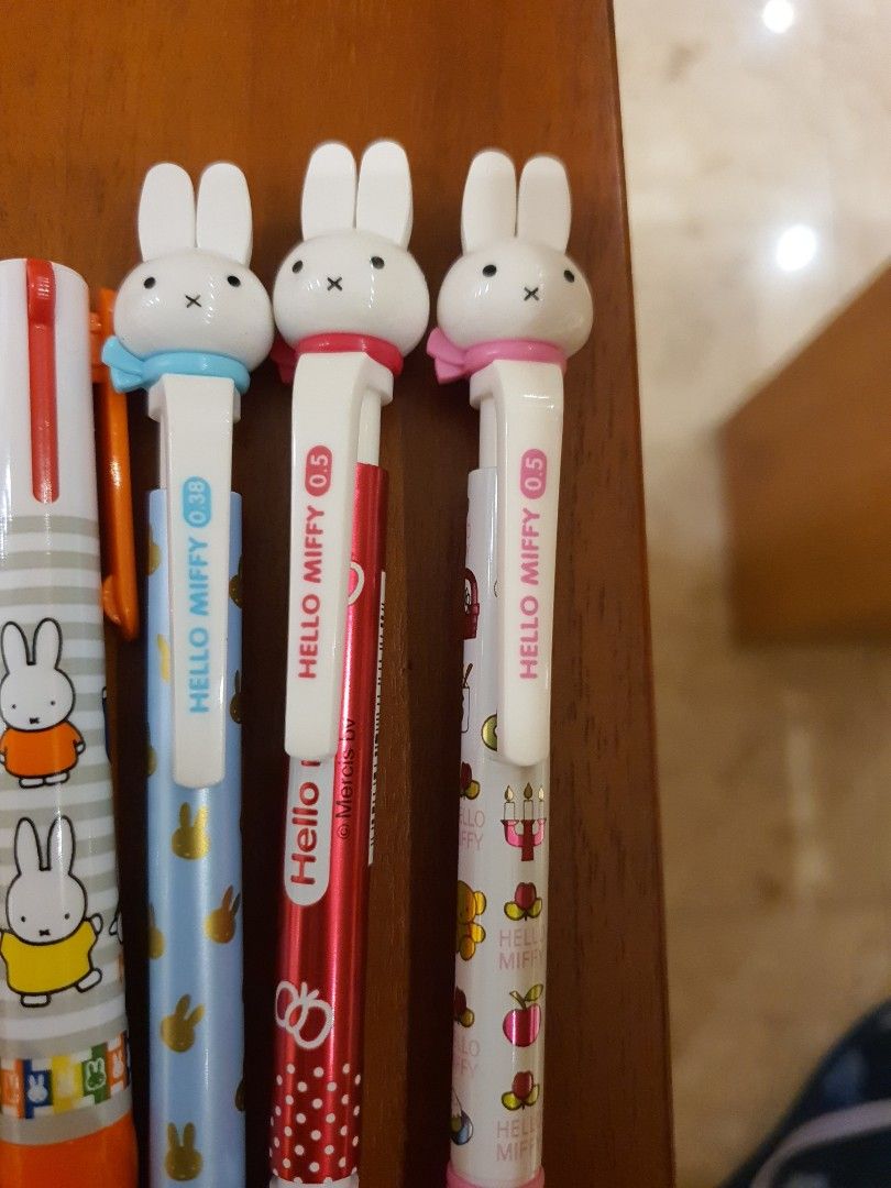 Miffy pens n pencil, Hobbies & Toys, Memorabilia & Collectibles, Fan ...