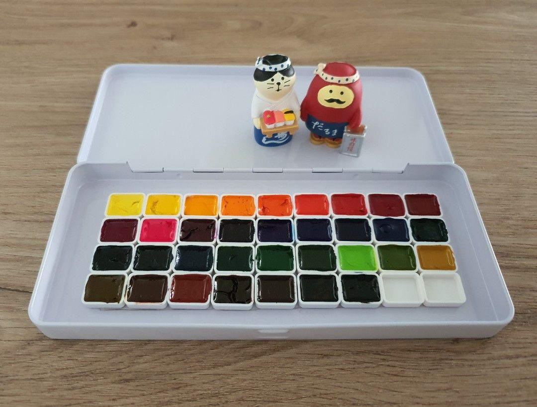 Mijello Mission Gold Class Watercolours 1ml pan set, Hobbies & Toys ...