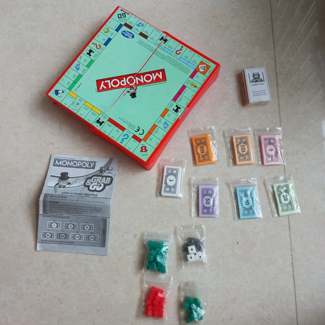Mini Monopoly grab & go, Hobbies & Toys, Toys & Games on Carousell