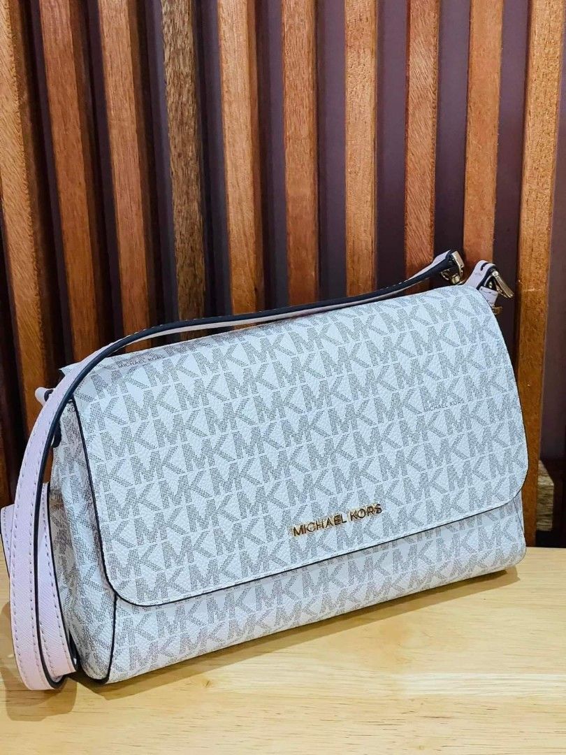 Mk Logo Convertible Crossbody Bag, Women's Fashion, Bags & Wallets ...