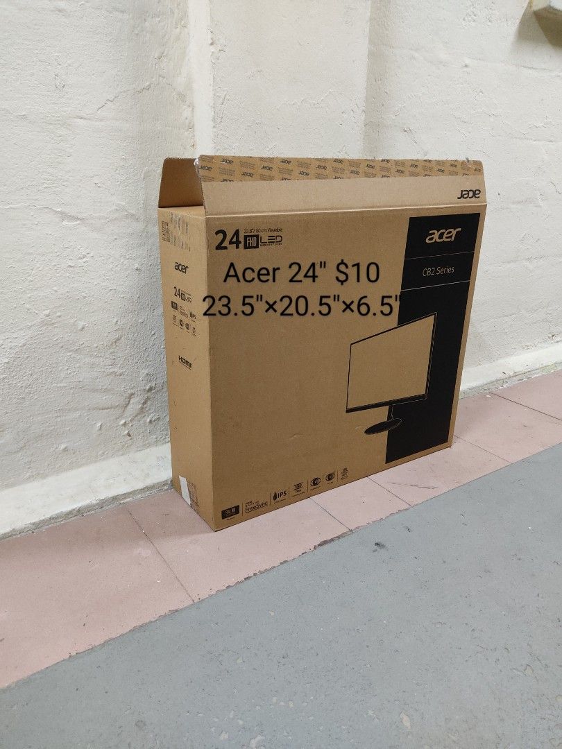 Monitor boxes, Furniture & Home Living, Home Improvement & Organisation ...