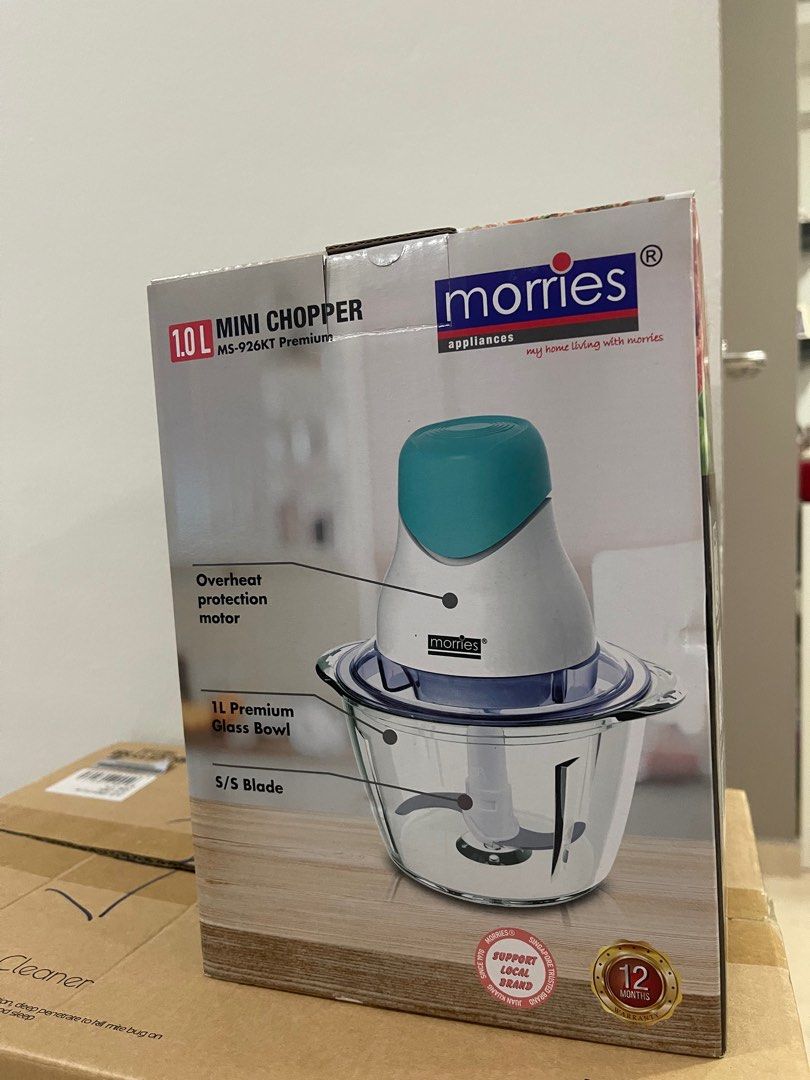MORRIES 1L MINI CHOPPER MS-926KT PREMIUM, TV & Home Appliances, Kitchen ...