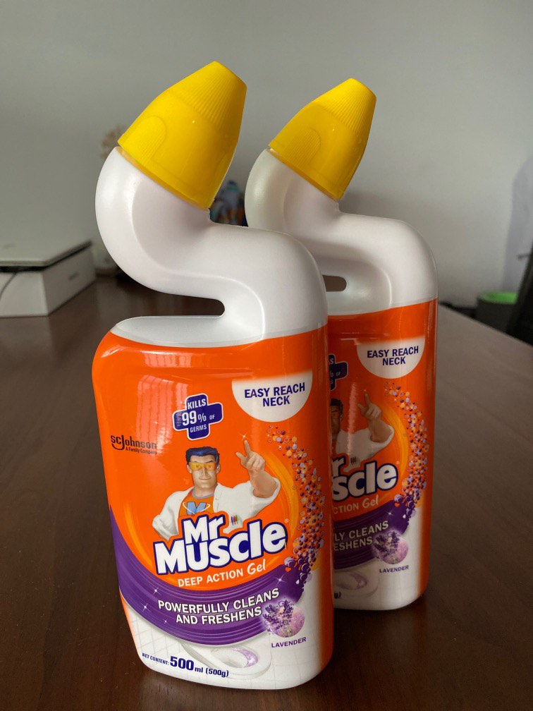 Mr Muscle Toilet Cleaner ~ Lavender X 2, Furniture & Home Living ...
