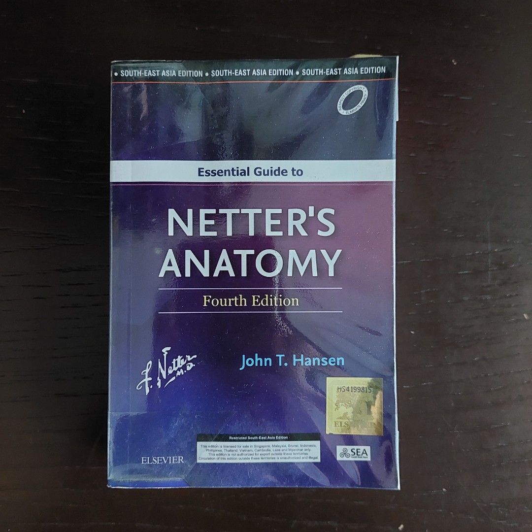 Netter's Anatomy 4th edition, Hobbies & Toys, Books & Magazines ...