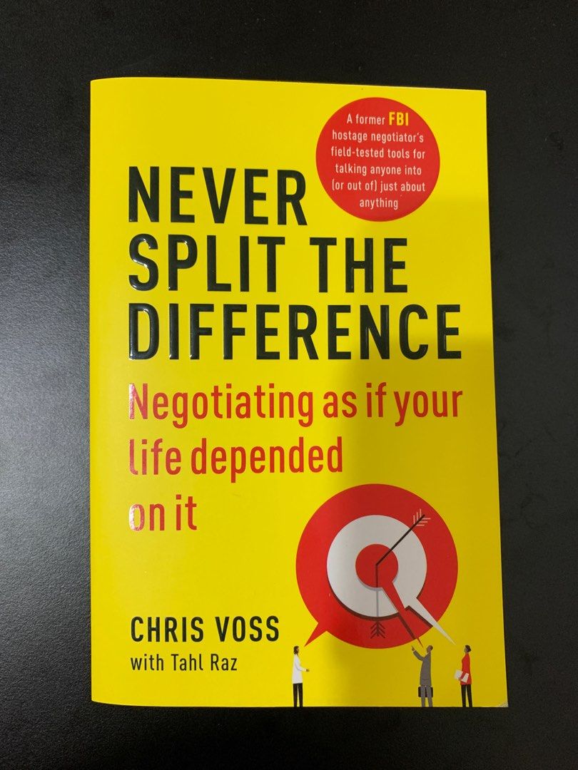 Never Split the Difference by Chris Voss, Hobbies & Toys, Books ...