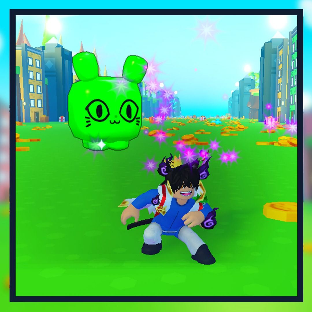 New Huge Green Balloon Cat Pet Simulator X PSX Roblox, Video Gaming ...