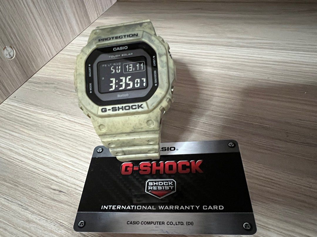 Clearance - NEW-CASIO G-SHOCK GW-B5600SL-5JF SAND LAND Light Brown Solar Men Watch, Men's ...