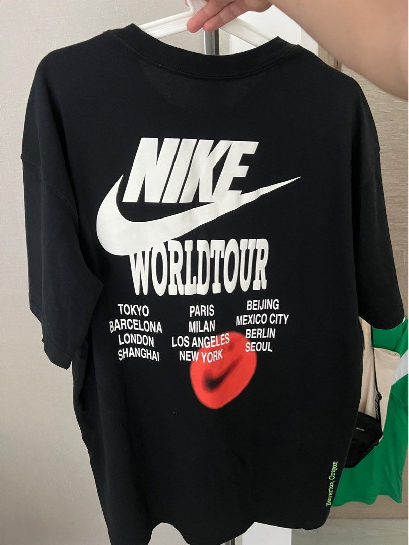 Nike World Tour Oversized Tee, Men's Fashion, Tops & Sets, Tshirts ...