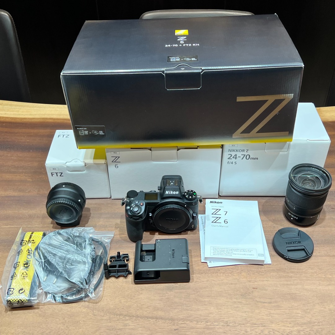 Nikon Z6 + FTZ + 24-70 kit, Photography, Cameras on Carousell