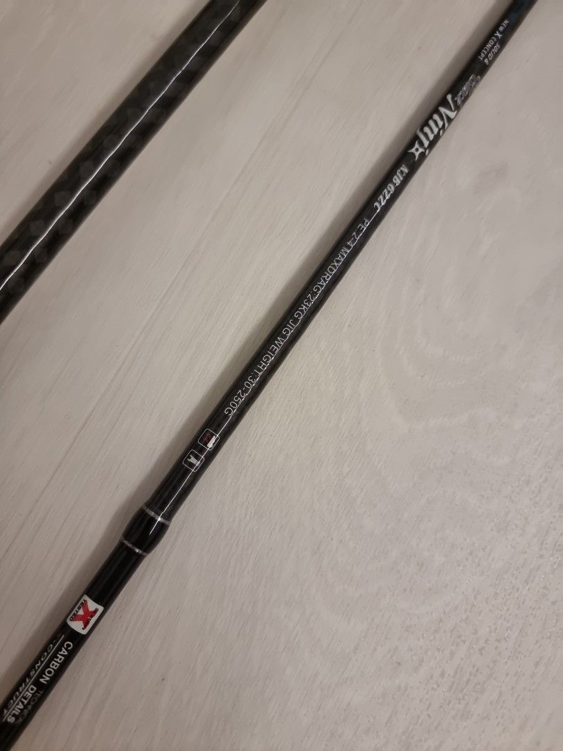 Ninja solid carbon BC rod 622C PE2-4, Sports Equipment, Fishing on ...