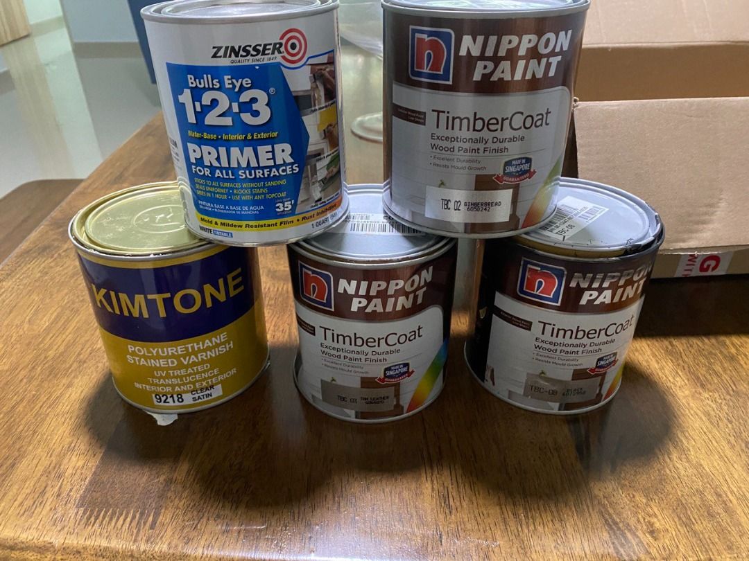 Nippon paint Timbercoat and primer - all for $15, Hobbies & Toys ...