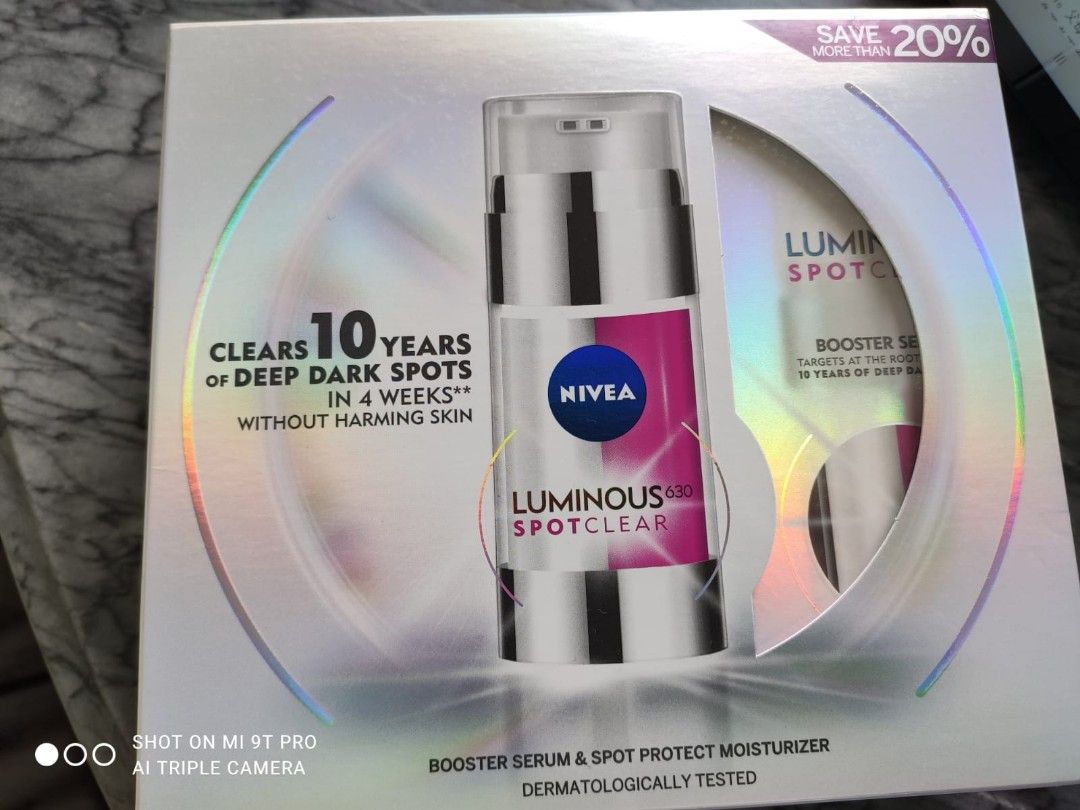 NIVEA Luminous Spot Clear SET, Beauty & Personal Care, Face, Face Care ...