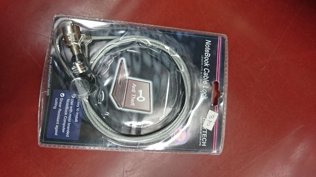 Notebook Computer lock TinyTech, Computers & Tech, Parts & Accessories ...