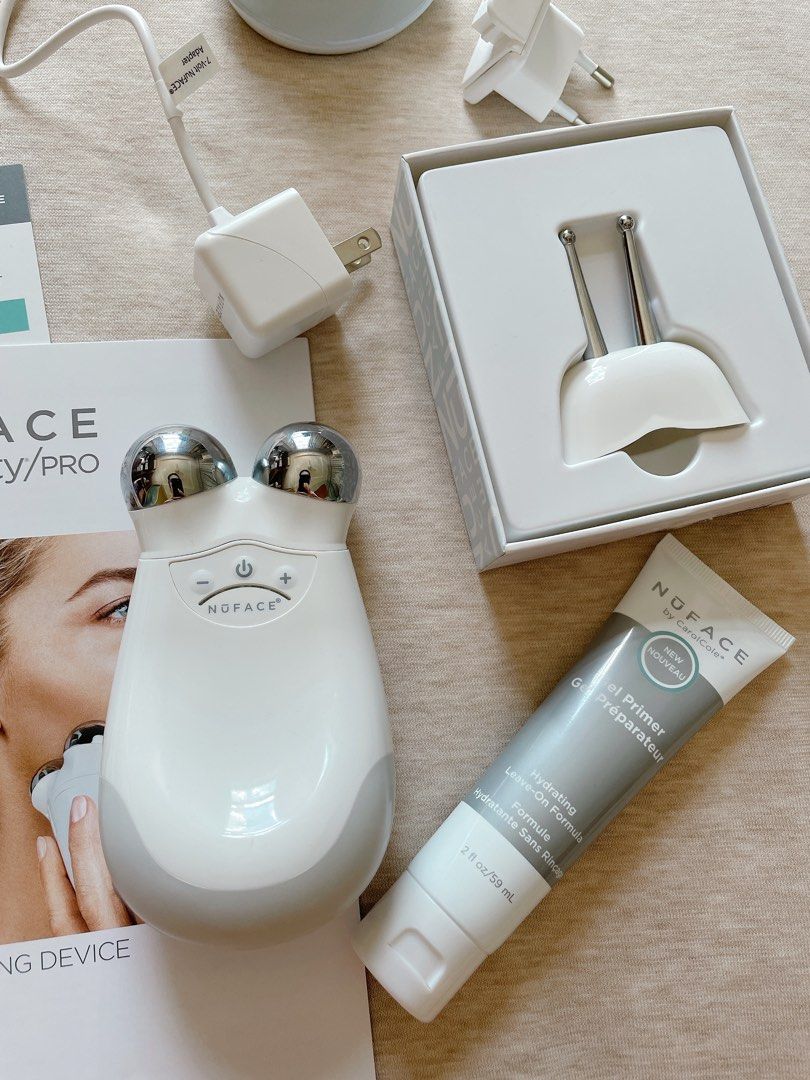 NuFACE Trinity Facial Device with charger, Eye Lip Attachment, Original ...