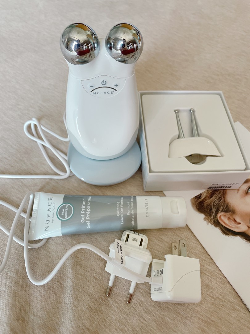 NuFACE Trinity Facial Device with charger, Eye Lip Attachment, Original ...