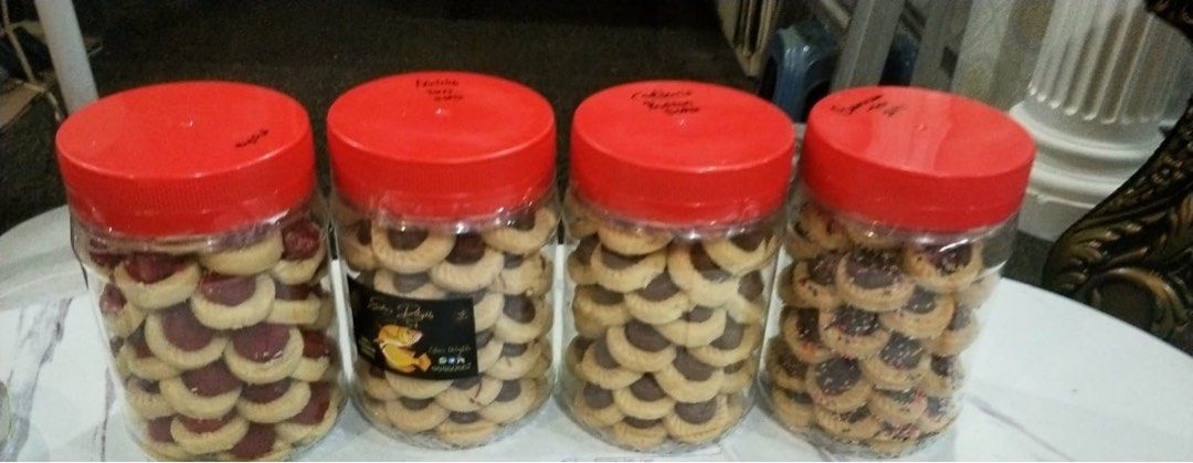 Kuih Raya Nutella Tarts (Freshly Bakes Home Made Eggless Cookies), Food ...