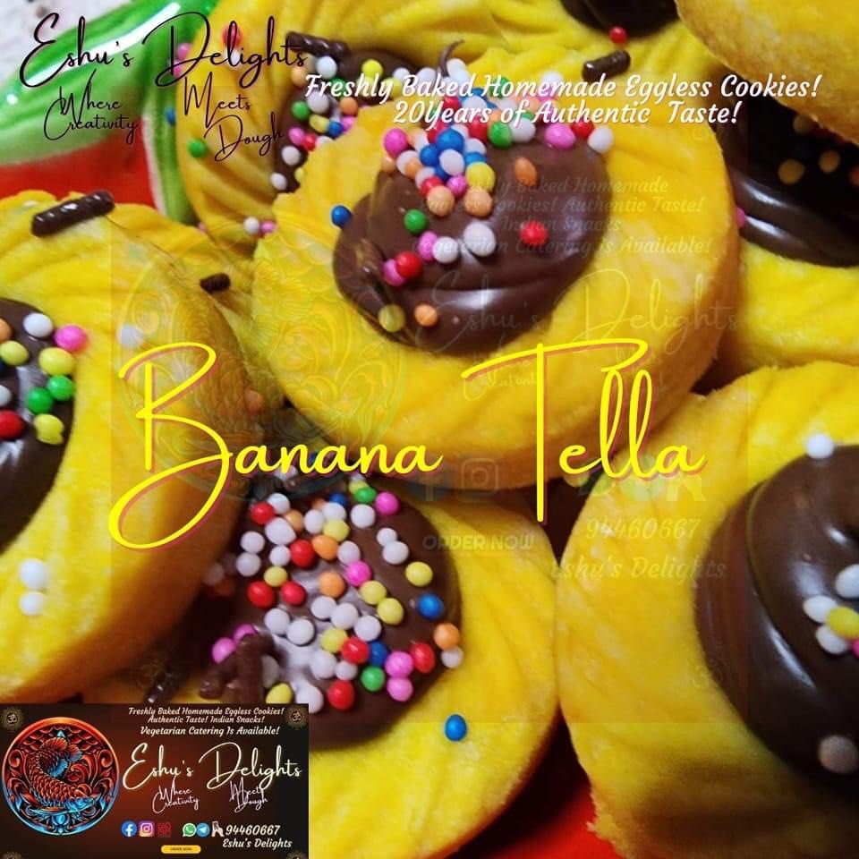 Kuih Raya Nutella Tarts (Freshly Bakes Home Made Eggless Cookies), Food ...