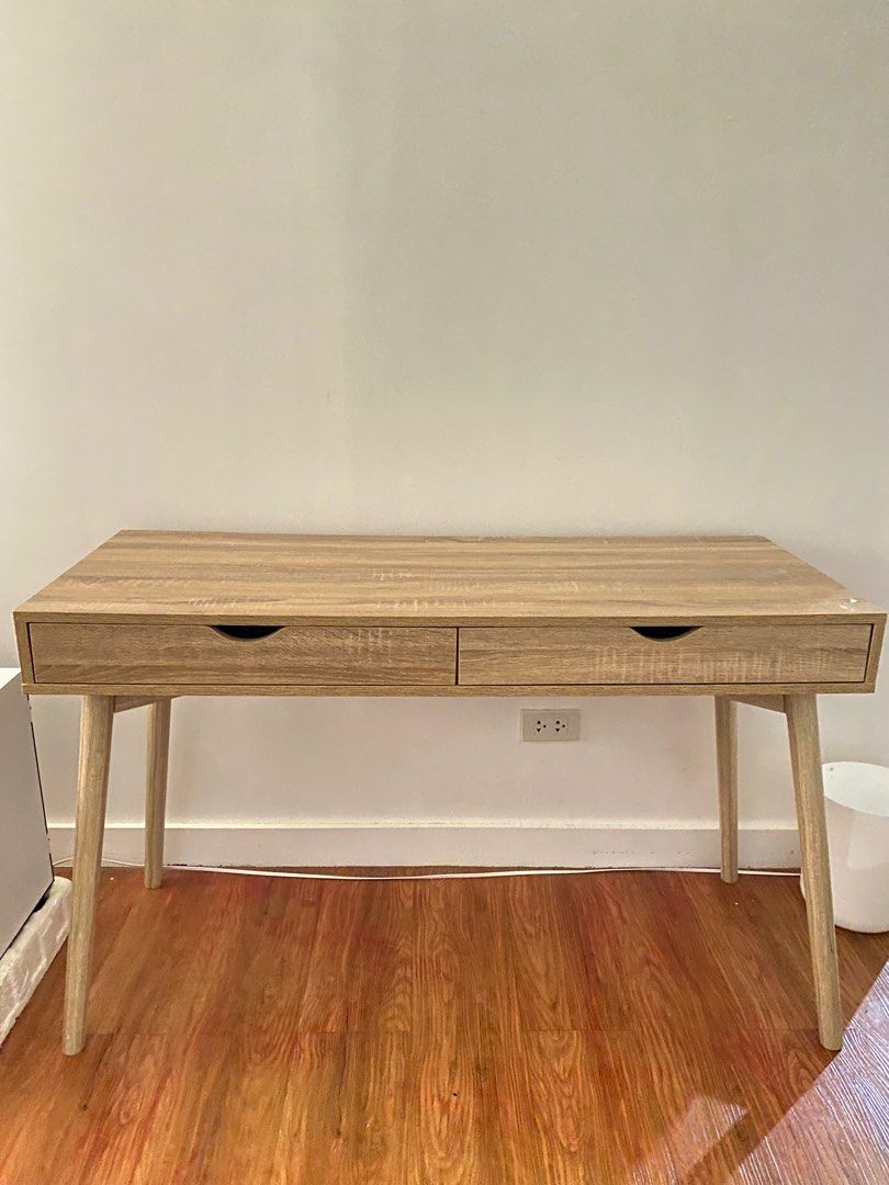 Office Table / Desk (Oak in color) Last Price., Furniture & Home Living ...