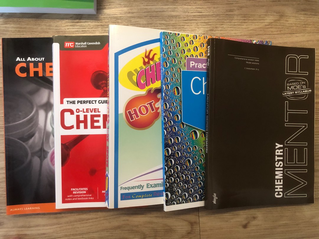 O level chemistry reference guide & assessment books (6 books), Hobbies ...