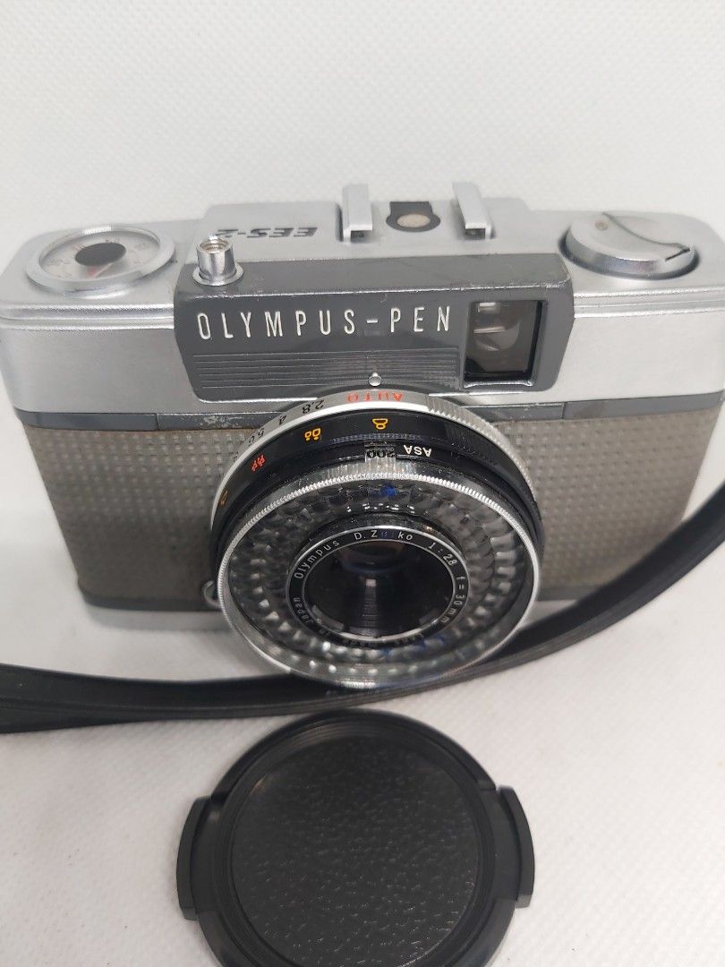 OLYMPUS PEN EE-3 HALFFRAME CAMERA,OLYMPUS LENS D. ZUIKO 1:3.5 F=28MM ...