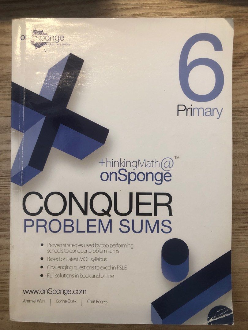 Onsponge conquer problem sum Primary 6, Hobbies & Toys, Books & Magazines, Assessment Books on ...