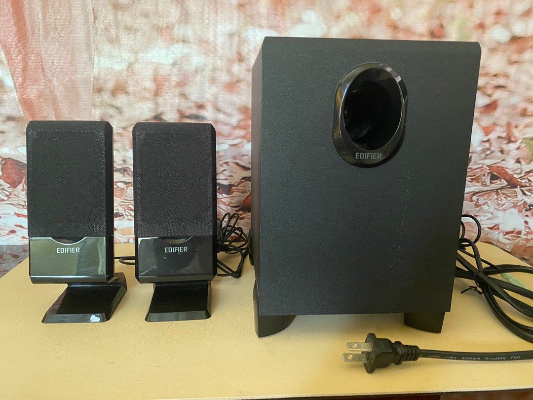 Original Edifier R101V 2.1 Channel Multimedia Speaker MDF 4-inch ...