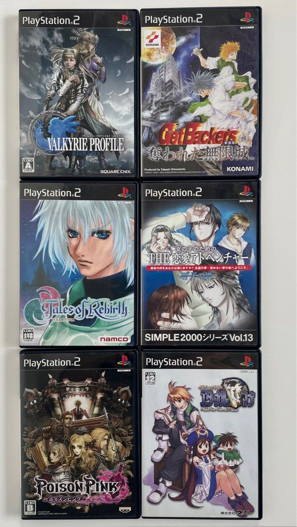 Original PS2 games (Japan), Video Gaming, Video Games, PlayStation on ...
