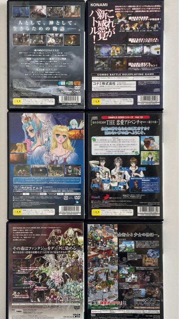 Original PS2 games (Japan), Video Gaming, Video Games, PlayStation on ...
