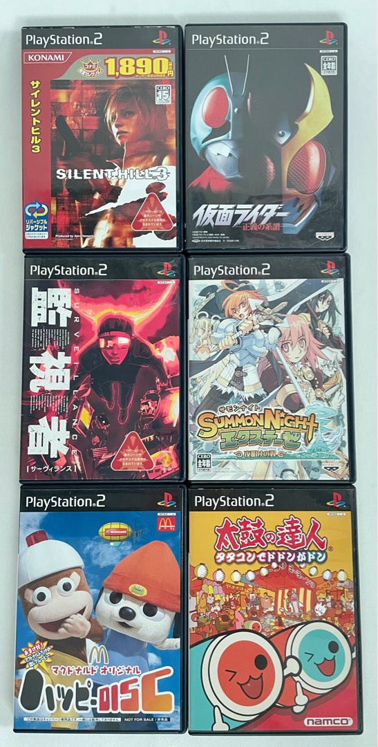 Original PS2 games (Japan), Video Gaming, Video Games, PlayStation on ...
