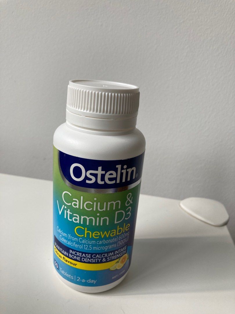 Ostelin Calcium and Vitamin D3, Health & Nutrition, Health Supplements ...