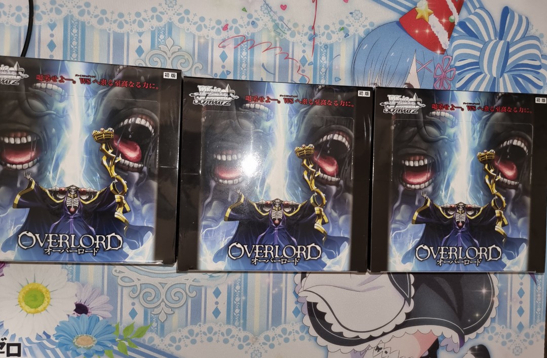 [Sealed]Overlord Vol2 Booster Box Weiss Schwarz WS Weib, Hobbies & Toys ...